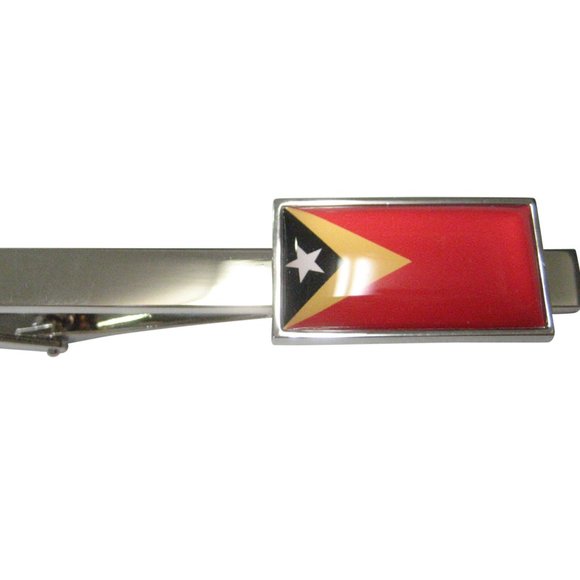 Kiola Designs | Accessories | Timor Leste Flag Tie Clip | Poshmark